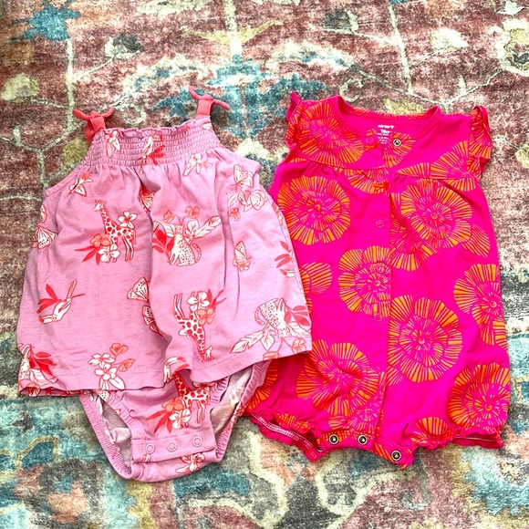 Carter's | One Pieces | Carters 8 Month Girl Summer Outfits | Poshmark